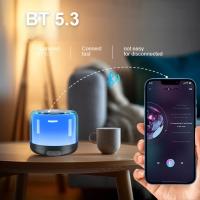 China New Arrival Portable Led Light Music Speaker True Wireless Stereo Outdoor Battery ABS Mini Bt Speaker for sale
