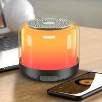 China New Arrival Portable Led Light Music Speaker True Wireless Stereo Outdoor Battery ABS Mini Bt Speaker for sale
