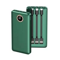 China New Arrival Fast Charging Battery Display Power Bank Portable Mobile Phone Power Bank 10000mah With Charging Cable for sale