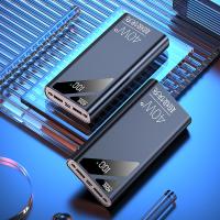 China New Arrival 40w Led Battery Display Fast Chargering Portable Charger Power Bank 20000mah Quick Charge 3.0 Power Bank for Phone for sale