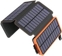 China Wholesale 30000mah Solar Panel Portable Powerbank Foldable Power Bank Solar Charger Waterproof External Battery Power Bank for sale