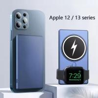 China High Quality Magnetic Wireless Fast Charging Portable Power Bank Slim Wireless Magnetic Power Bank for sale