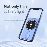 China High Quality Magnetic Wireless Fast Charging Portable Power Bank Slim Wireless Magnetic Power Bank for sale