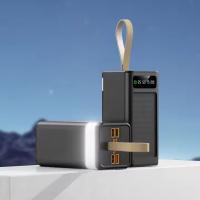 China High Capacity 50000mAh Power Bank with LED Digital Display 4USB Li-Polymer Battery Fast Charging Portable Phone Charger for sale