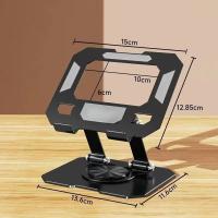 China Item Type Tablet PC Stands 360 Degree Rotating Foldable Universal Laptop Cell Phone Desk Stand Metal Steel Tablet Holder for sale
