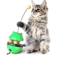 China Factory Wholesale Pet Cat Toy Interactive Lucky Cat Shake Leaky Toy  Cat Shake Toy for sale