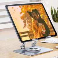China Folding Tablet Mobile Phone Stand Phone Holder Metal Alloy Device size supported 1 13 inch Adjustable height Easy to Carry for sale