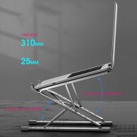 China Thickened Aluminium Alloy Laptop Stand Universal Laptop Holder for 10-18in Laptops Hollow Design Stable Triangle Design for sale