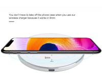 China Aluminum Alloy Fast Wireless Charging Pad 15W Mobile Phone Smart Charger with PD Function CE FCC ROSH Certified for sale