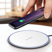 China Aluminum Alloy Fast Wireless Charging Pad 15W Mobile Phone Smart Charger with PD Function CE FCC ROSH Certified for sale