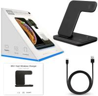 China 15W/10W Fast Charging 3 in 1 Portable Multifunctional USB Wireless Charging Station for Iphone Iwatch Airpods Game Player for sale