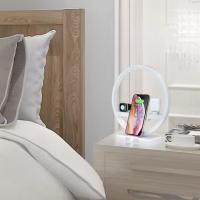China 15W Fast Qi Wireless Charger with 3 in 1 Multifunctional Charging Station and LED Light for Quick Mobile Phone Charging for sale