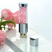 China Custom Portable High Speed Crystal USB 3.0 Flash Drive Real Capacity 4GB 8GB 16GB 32GB for sale