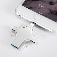 China High Capacity 4 in 1 USB Memory Stick Type-C With Logo 2.0 3.0 Flash Drive for Mobilephone 4GB/8GB/16GB/32GB/64GB/128GB for sale