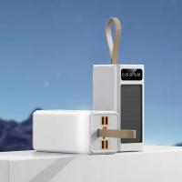 China Custom logo 50000mAh Powerbank Larger Capacity Power Bank Portable Power Banks Super Capacity Charger With Cable for sale