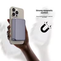 China TYPE-C Input Interface 10000mAh Wireless Power Bank with Magnetic Transparent Design and Low Tension Protection for sale