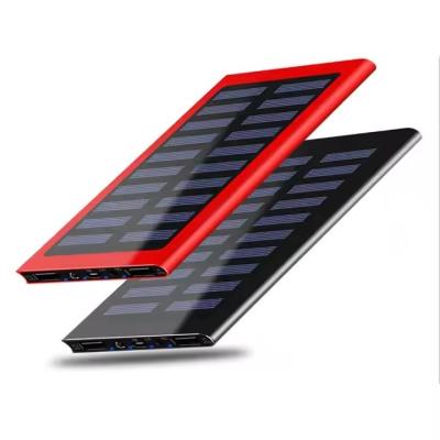China High Quality 10000mah Solar Power Bank External Battery 2 USB Powerbank Portable Mobile Phone Solar Charger for sale