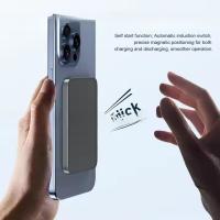 China Promotion Sale Slim Type-C 1000mah Portable Fast Charging 15W Magnetic Wireless Charging Power Bank for sale