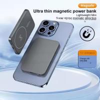 China Promotion Sale Slim Type-C 1000mah Portable Fast Charging 15W Magnetic Wireless Charging Power Bank for sale