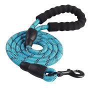 China Large Dog Print Pattern Nylon Leash Reflective Rope Walking Collar with Strengthen Traction Harness and Medium Dog Lead for sale