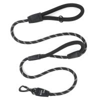 China Double Handle Dog Leash Durable Rope Dog Lead Reflective Rope Pet Leash Nylon Rope Dog Leash for sale