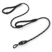 China Double Handle Dog Leash Durable Rope Dog Lead Reflective Rope Pet Leash Nylon Rope Dog Leash for sale