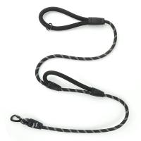 China Double Handle Dog Leash Durable Rope Dog Lead Reflective Rope Pet Leash Nylon Rope Dog Leash for sale