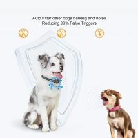 China High Sensitivity LED Color Screen No Shock Safe Stop Barking Training Anti Bark Collar with Gyroscope Motion Sensor for sale