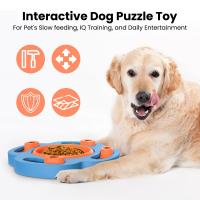 China Dog Puzzle Toys Increase IQ Interactive Slow Dispensing Feeding Mat Pet Dog IQ Training Games Feeder for sale
