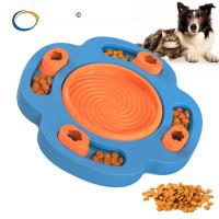 China Dog Puzzle Toys Increase IQ Interactive Slow Dispensing Feeding Mat Pet Dog IQ Training Games Feeder for sale