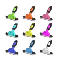 China Top Seller Deshedding Tool Massage Comb Cleaning Slicker Hair Removal Animal Cat Dog Comb Pet Grooming Brush for sale
