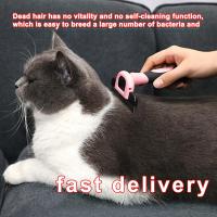 China Top Seller Deshedding Tool Massage Comb Cleaning Slicker Hair Removal Animal Cat Dog Comb Pet Grooming Brush for sale