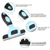 China Top Seller Deshedding Tool Massage Comb Cleaning Slicker Hair Removal Animal Cat Dog Comb Pet Grooming Brush for sale