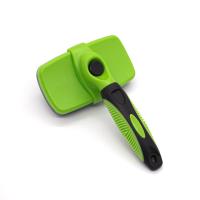 China Eco-Friendly Pet Grooming Products Self Cleaning Slicker Brush for Easy and Sustainable Grooming for sale
