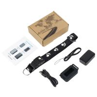 China GPS WIFI Pet Tracker 2024 Multi-function Locator Smart Dog Collar with Battery Life 20 hours and Button Battery CR2032 for sale