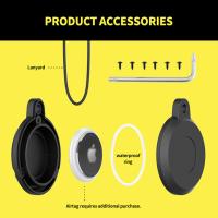 China Waterproof Anti-lost Pet Dog Cat Protective Cover GPS Tracker Protect Case Shell for Airtag AirTags With Lanyard for sale