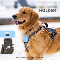 China Waterproof Anti-lost Pet Dog Cat Protective Cover GPS Tracker Protect Case Shell for Airtag AirTags With Lanyard for sale