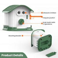 China Indoor Outdoor Ultrasonic Bark Deterrents with 4 Working Modes Training Mode Electric Shock Function to Quiet Barking for sale