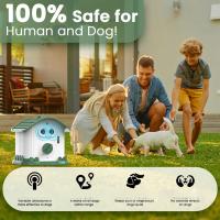 China Indoor Outdoor Ultrasonic Bark Deterrents with 4 Working Modes Training Mode Electric Shock Function to Quiet Barking for sale