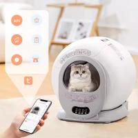 China Electrical Power Upgraded Fully Enclosed Automatic Self Cleaning Smart Cat Litter Box for a Low Maintenance Solution for sale