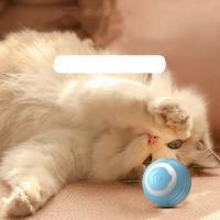 China Factory Supply Pet Automatic Smart Electric Electronic Cat Toy Interactive Cat Ball Toys for Cat 360 Degree Rolling Smart Ball for sale