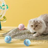 China Factory Supply Pet Automatic Smart Electric Electronic Cat Toy Interactive Cat Ball Toys for Cat 360 Degree Rolling Smart Ball for sale