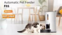 China Smart Automatic Cat Dog Pet Feeder Food Dispenser Puppy Dog Stainless Food Pet Auto Bowls & Feeders for Dogs Pets Cats for sale