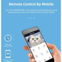 China Automatic Dog Cat Smart Pet Feeder 6L Automatic Pet Feeder WiFi Mobile Phone App Remote Control Microchip Pet Feeder With Camera for sale