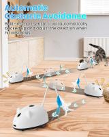 China Self Rotating Cat Toy Interactive Light Toy for Indoor Play USB Rechargeable and Metal Construction for sale