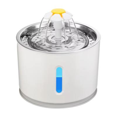 China Wholesale Design New Stainless Steel Electric Filter Cat and Dog Water Fountain for sale