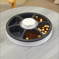 China Make Your Pet Eat Healthy Smart Pet Feeder 6 Meals Timed Program Food Dispenser with Calling Music for sale