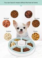 China Make Your Pet Eat Healthy Smart Pet Feeder 6 Meals Timed Program Food Dispenser with Calling Music for sale
