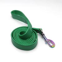 China Waterproof Dog Lead Customized High Quality Brief Soft Comfortable Nylon Pu Pet Leash Waterproof Dog Leash for sale