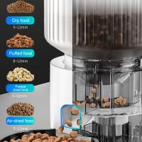 China Wholesale Custom App Version Pet Feeder Smart Pet Bowls Automatic Cat Feeder With Low Mog Customized Logo for sale
